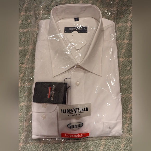 None | Shirts | Seiden Sticker Classic White Shirt Easy Care 468 In ...